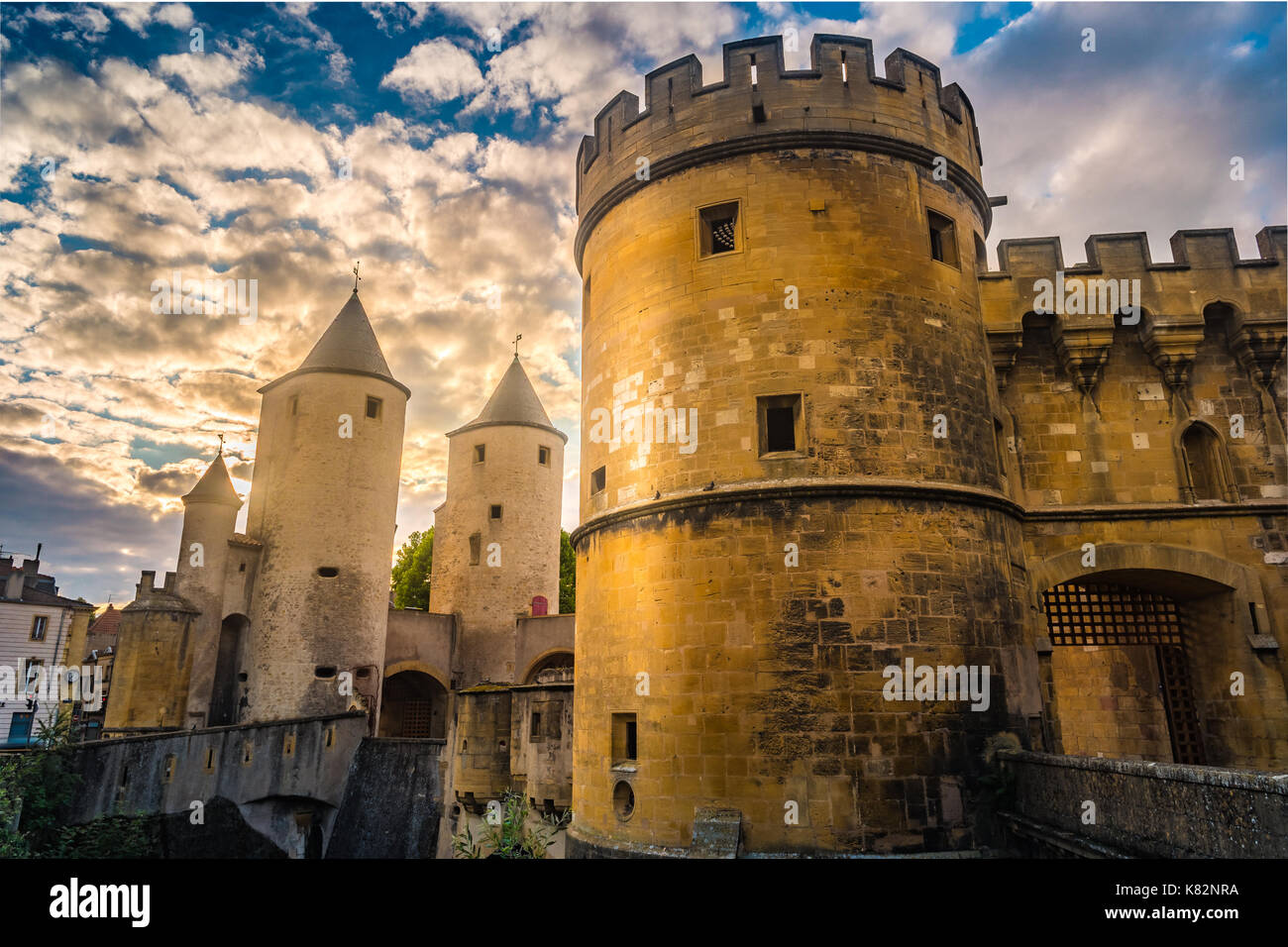 The German s Gate in Metz, France Stock Photo - Alamy