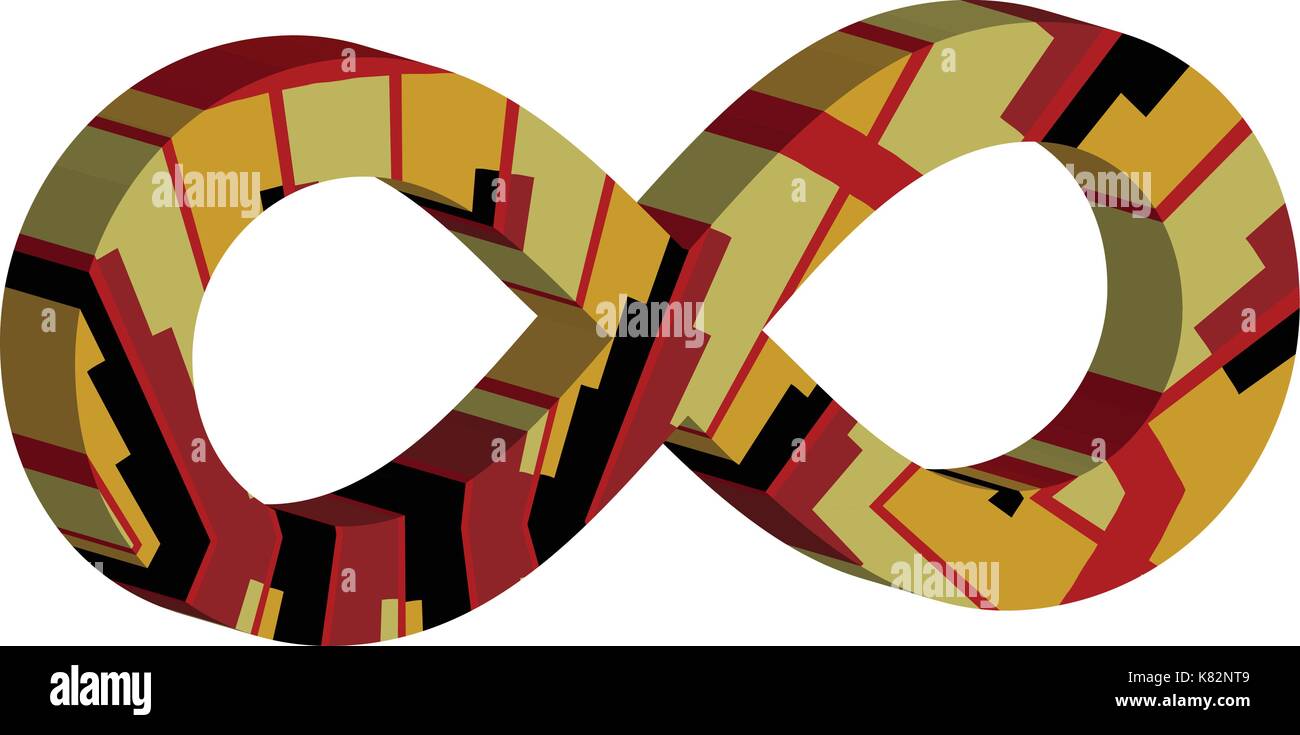 Infinity symbol colorful artwork hi-res stock photography and images ...