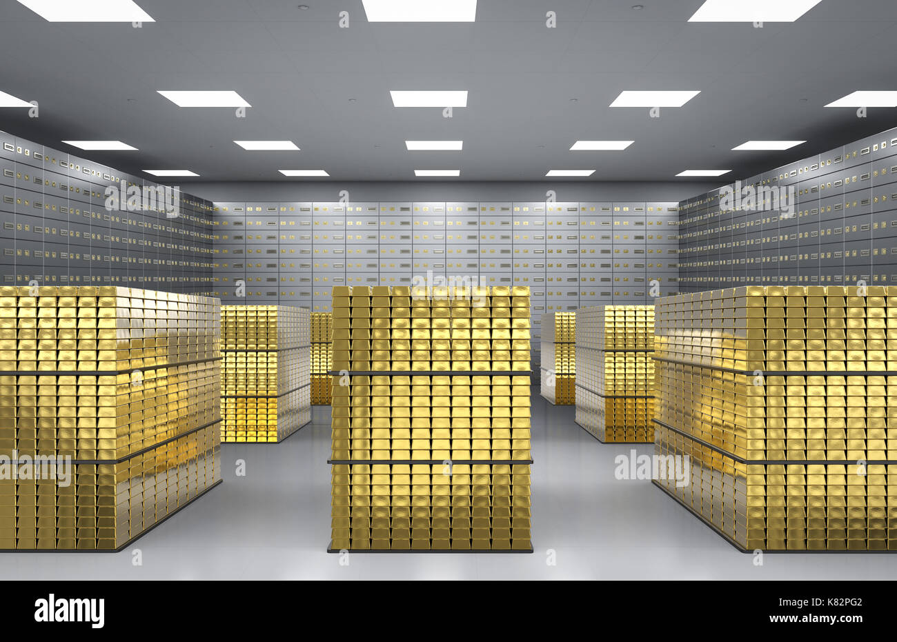 Room Full Of Gold Bars