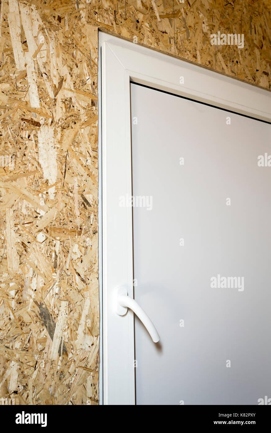 Interior of the house made of SIP panels Stock Photo - Alamy