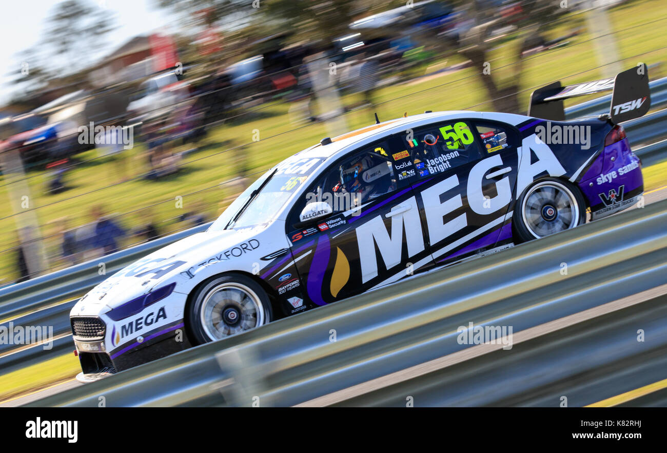 MELBOURNE, AUSTRALIA - 17 SEPTEMBER: Jason Bright 56 driving for ...