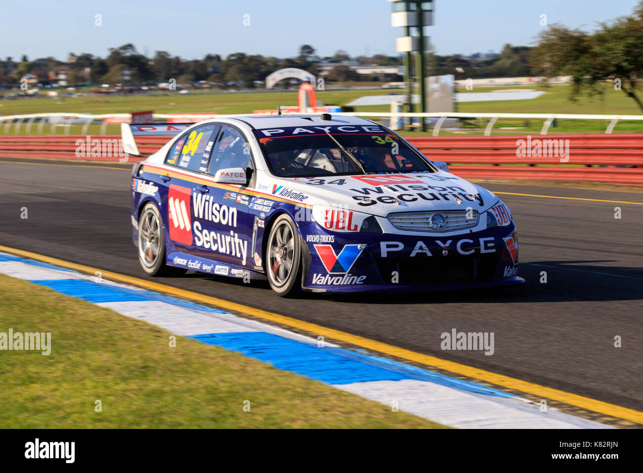 MELBOURNE, AUSTRALIA - 17 SEPTEMBER: James Moffat 34 driving for Wilson ...