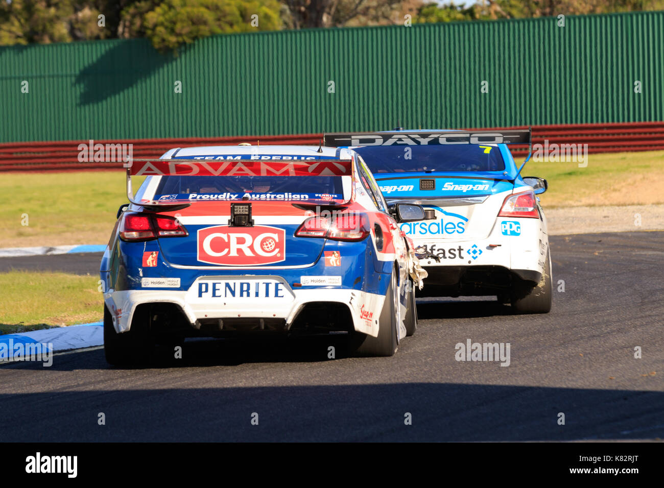 MELBOURNE, AUSTRALIA - 17 SEPTEMBER: Todd Kelly 7 driving for Nissan ...