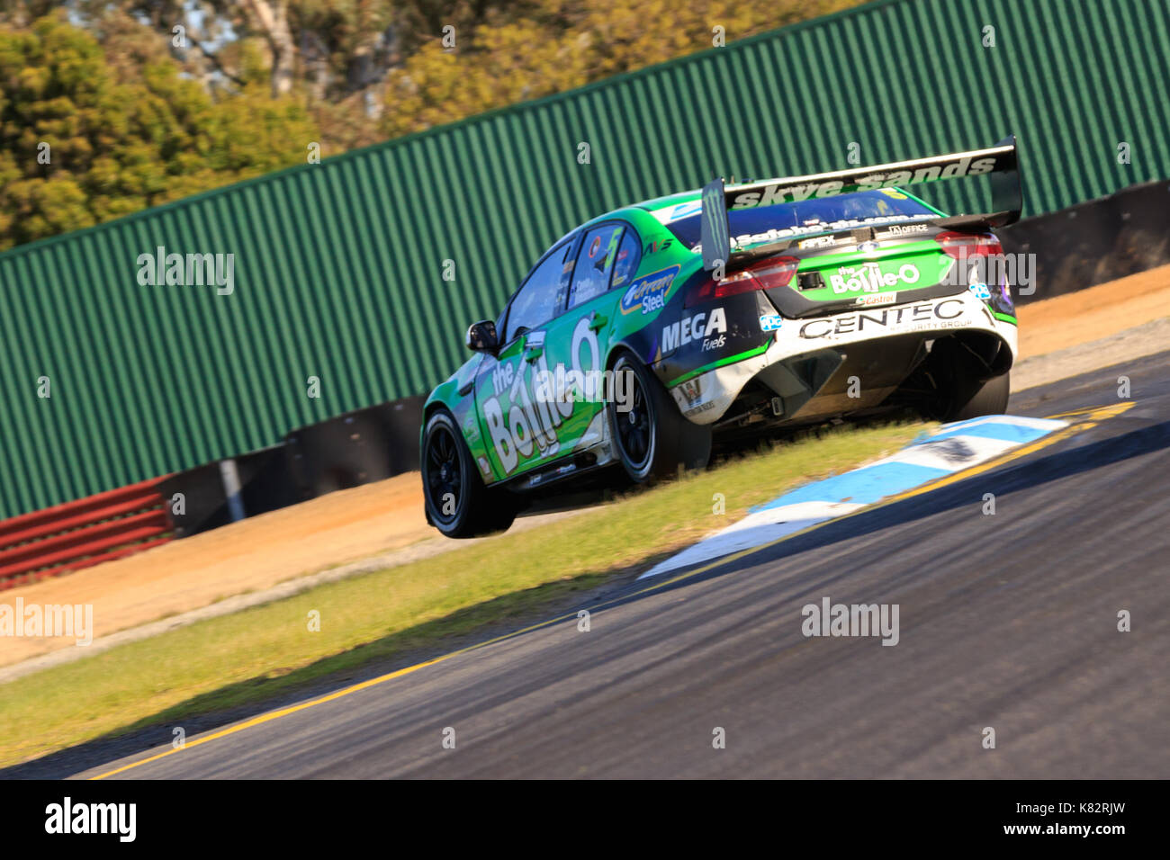 MELBOURNE, AUSTRALIA - 17 SEPTEMBER: Mark Winterbottom 5 driving for ...