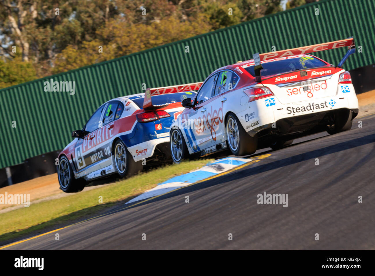 MELBOURNE, AUSTRALIA - 17 SEPTEMBER: David Reynolds 9 driving for ...