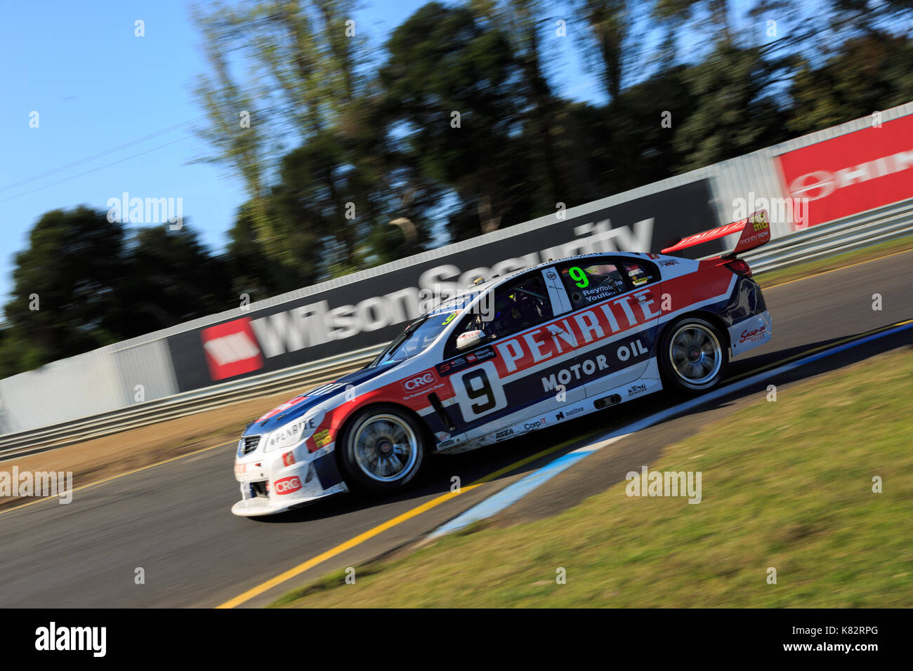 MELBOURNE, AUSTRALIA - 17 SEPTEMBER: David Reynolds 9 driving for ...