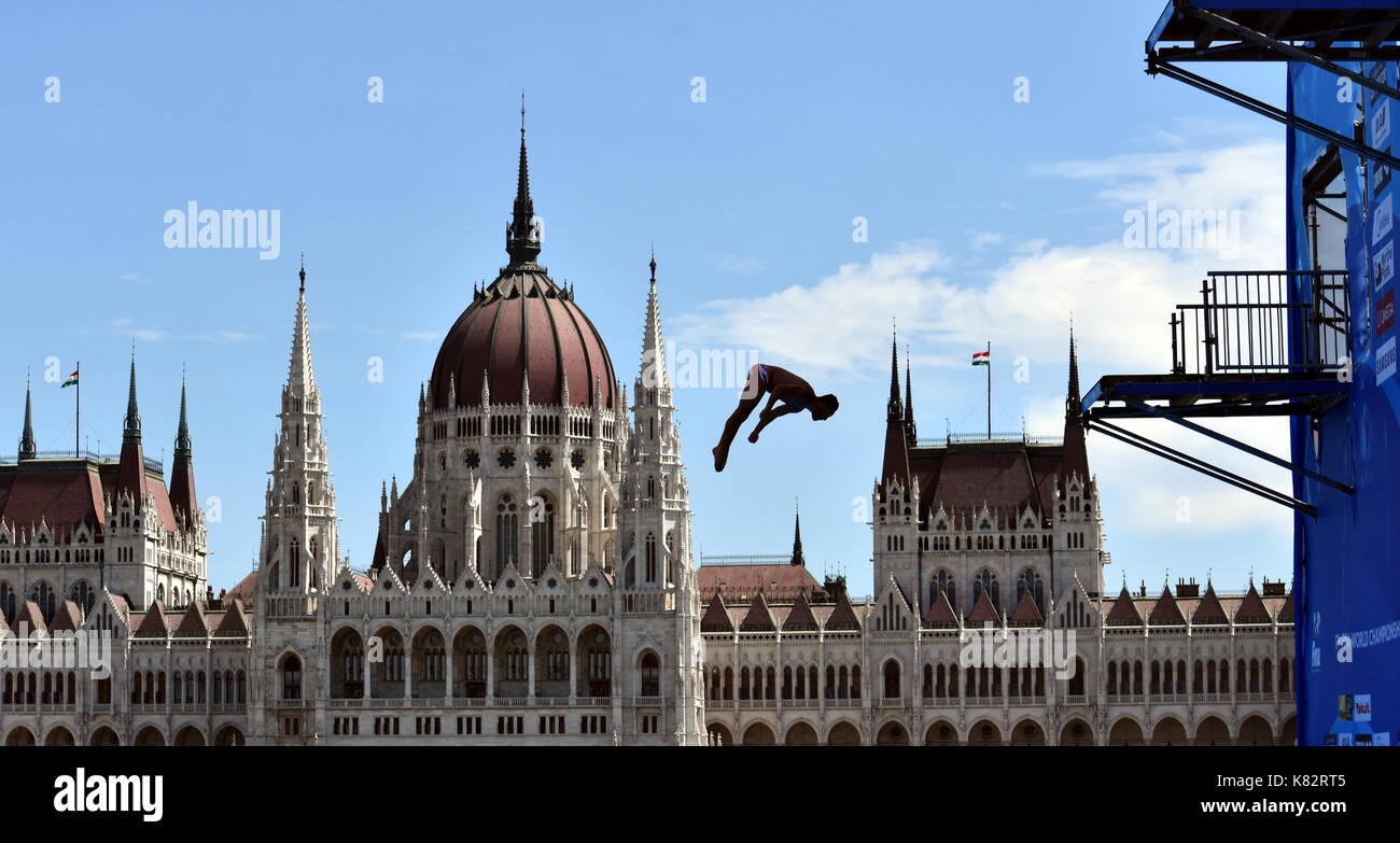 Male platform diver hi-res stock photography and images - Alamy