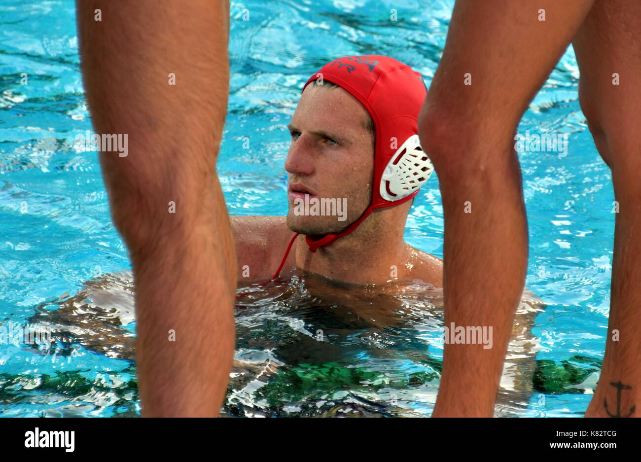 Budapest, Hungary - Jul 17, 2017. BARON McQuin goalkeeper of the USA ...