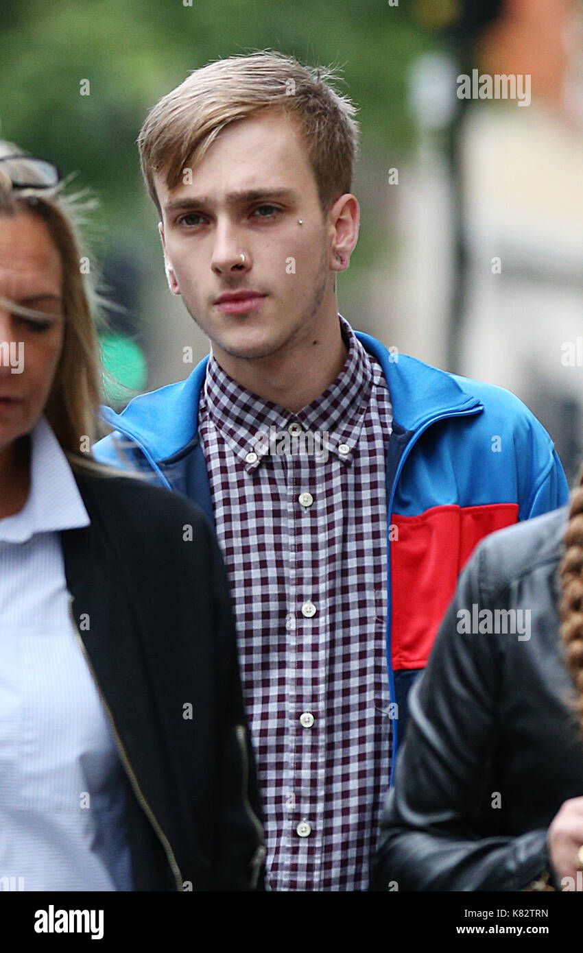Charlie Alliston, 20, arrives at the Old Bailey in London, where he ...