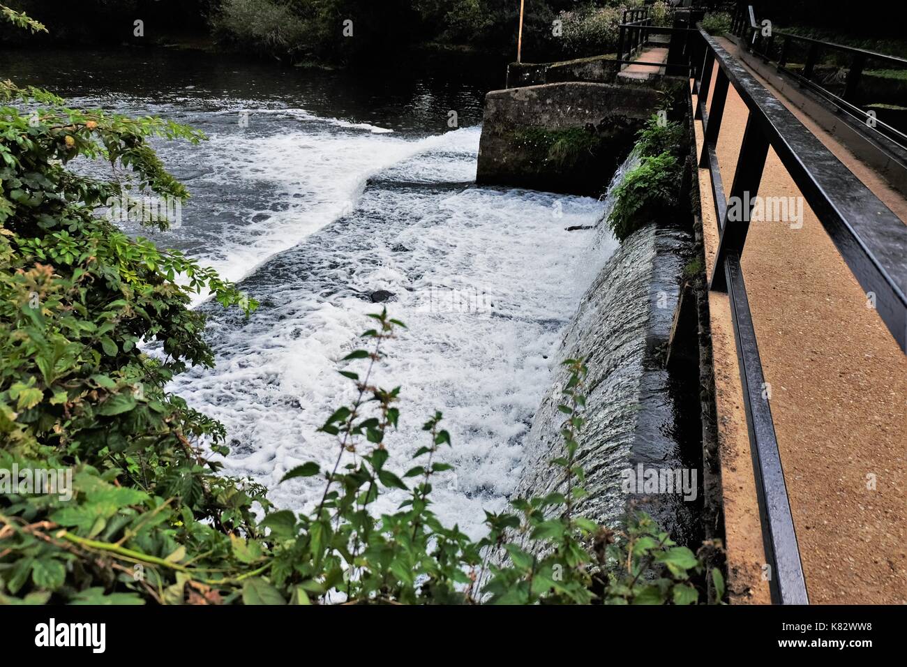Weird water calming mechanism Stock Photo - Alamy