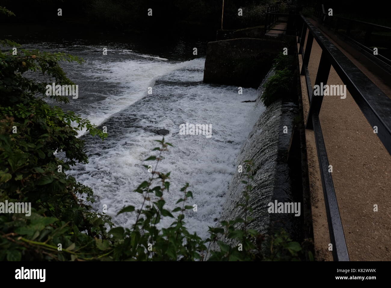 Weird water calming mechanism Stock Photo - Alamy