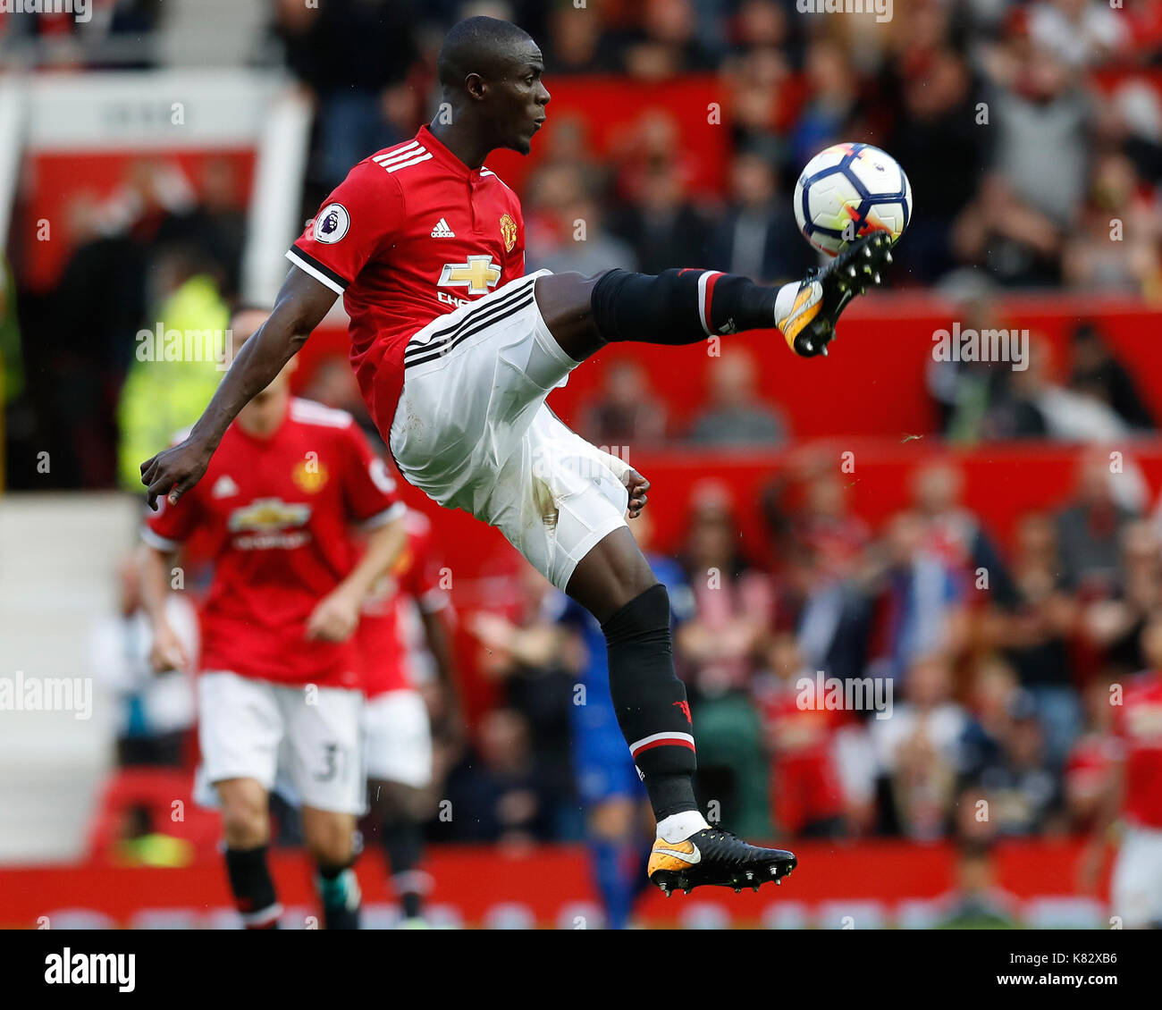 Manchester United's Eric Bailly during the Premier League match at Old ...