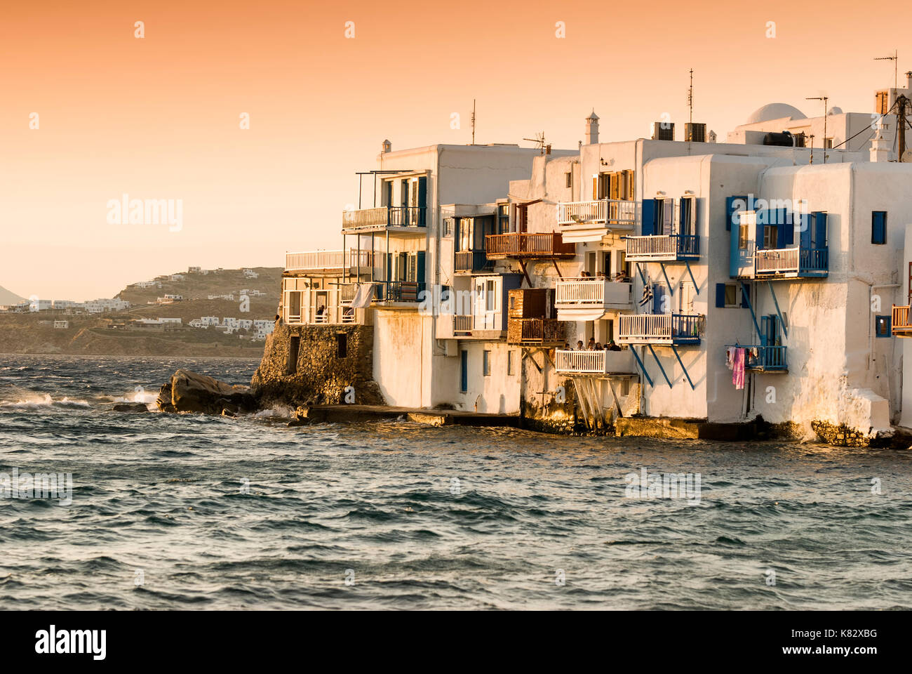 Mykonos island Cyclades Greece Stock Photo - Alamy