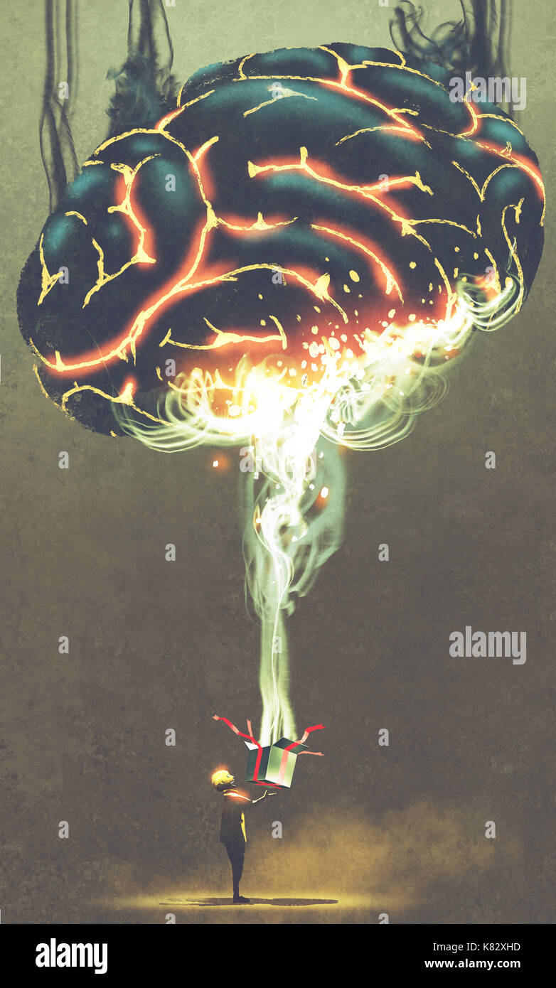 Brain inside a brain inside a brain hi-res stock photography and images ...