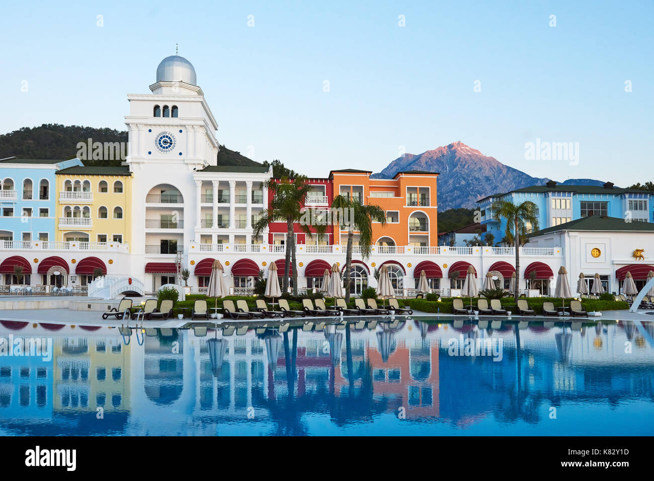 Type entertainment complex. The popular resort with pools and water ...