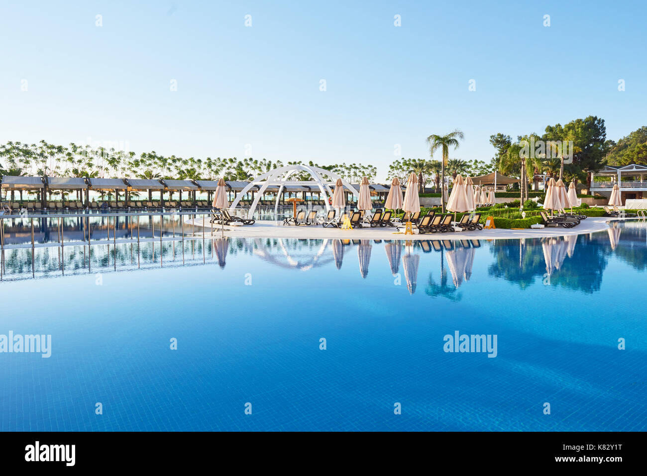 Type entertainment complex. The popular resort with pools and water ...