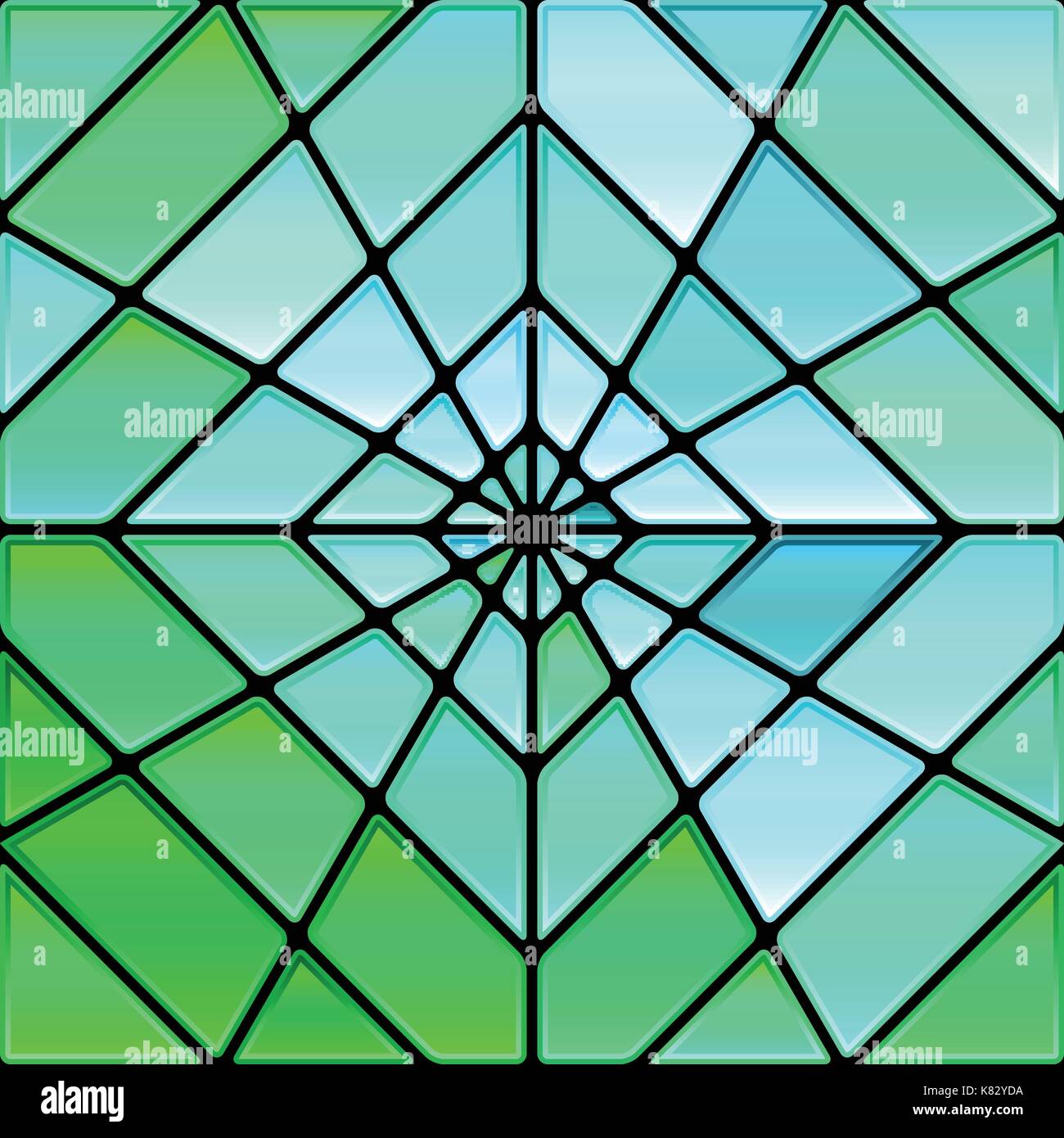 abstract vector stained-glass mosaic background Stock Vector Image ...