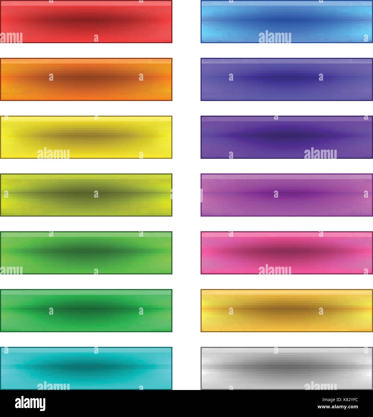 vector web buttons set Stock Vector Image & Art - Alamy