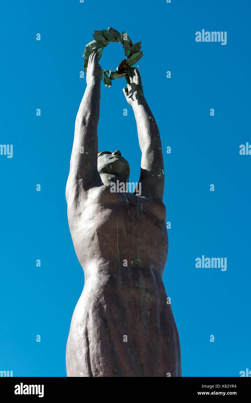 Statue of dionysios solomos hi-res stock photography and images - Alamy