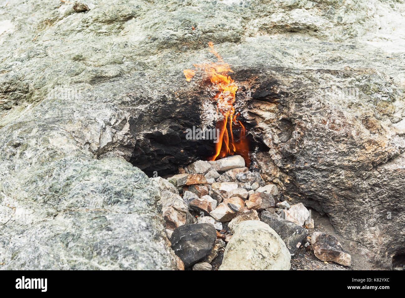 Chimera fire. On the hill near Chirali. Kemer Stock Photo - Alamy