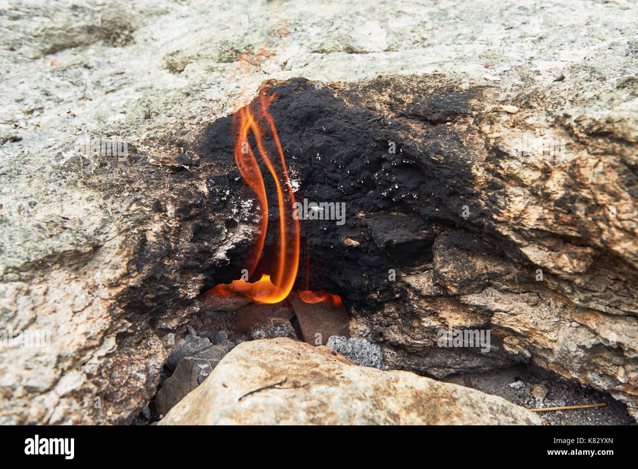 Chimera fire. On the hill near Chirali. Kemer Stock Photo - Alamy