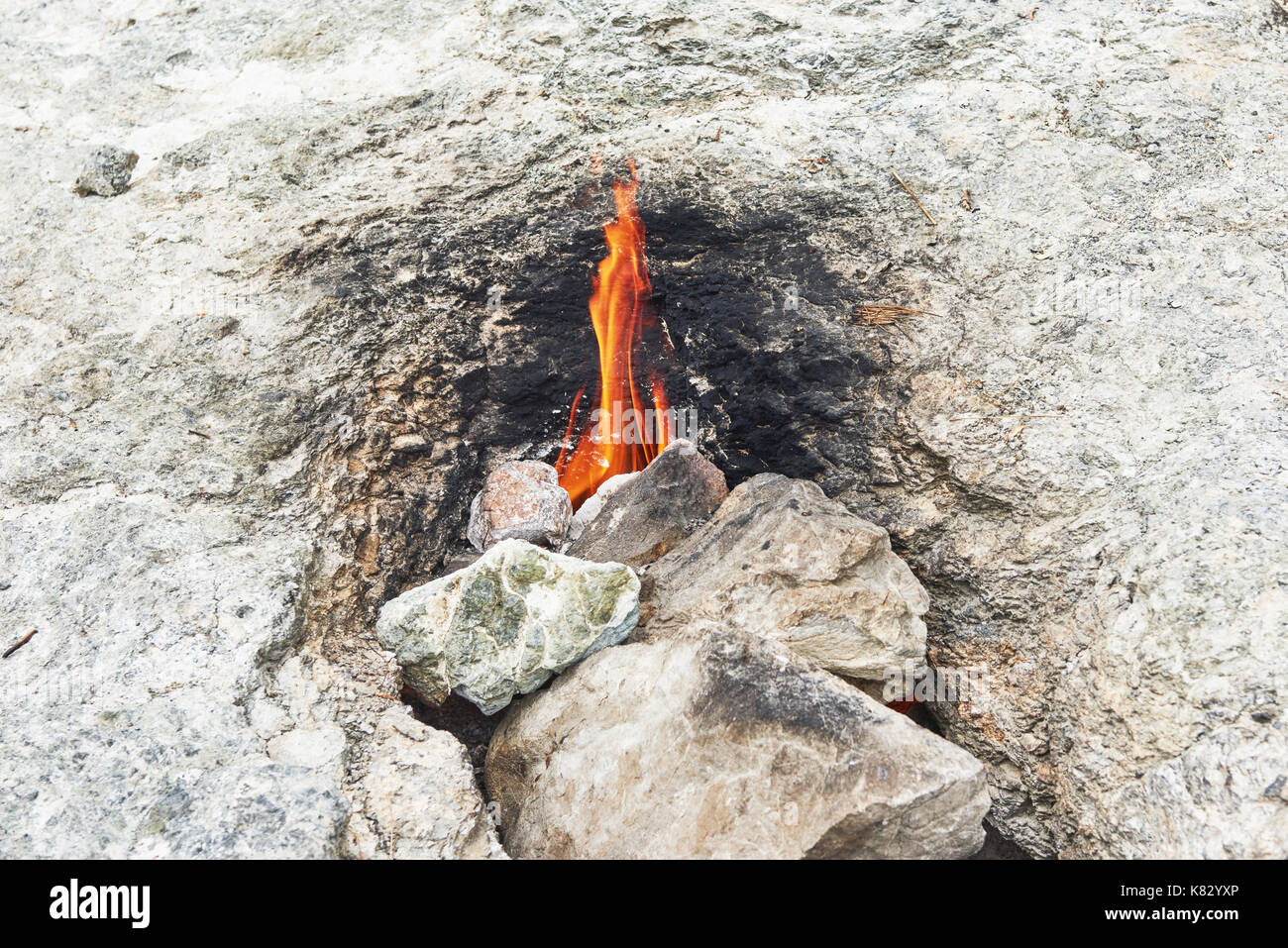 Chimera fire. On the hill near Chirali. Kemer Stock Photo - Alamy