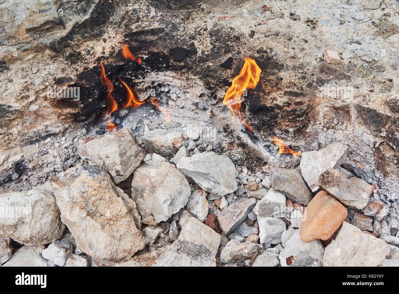 Chimera fire. On the hill near Chirali. Kemer Stock Photo - Alamy