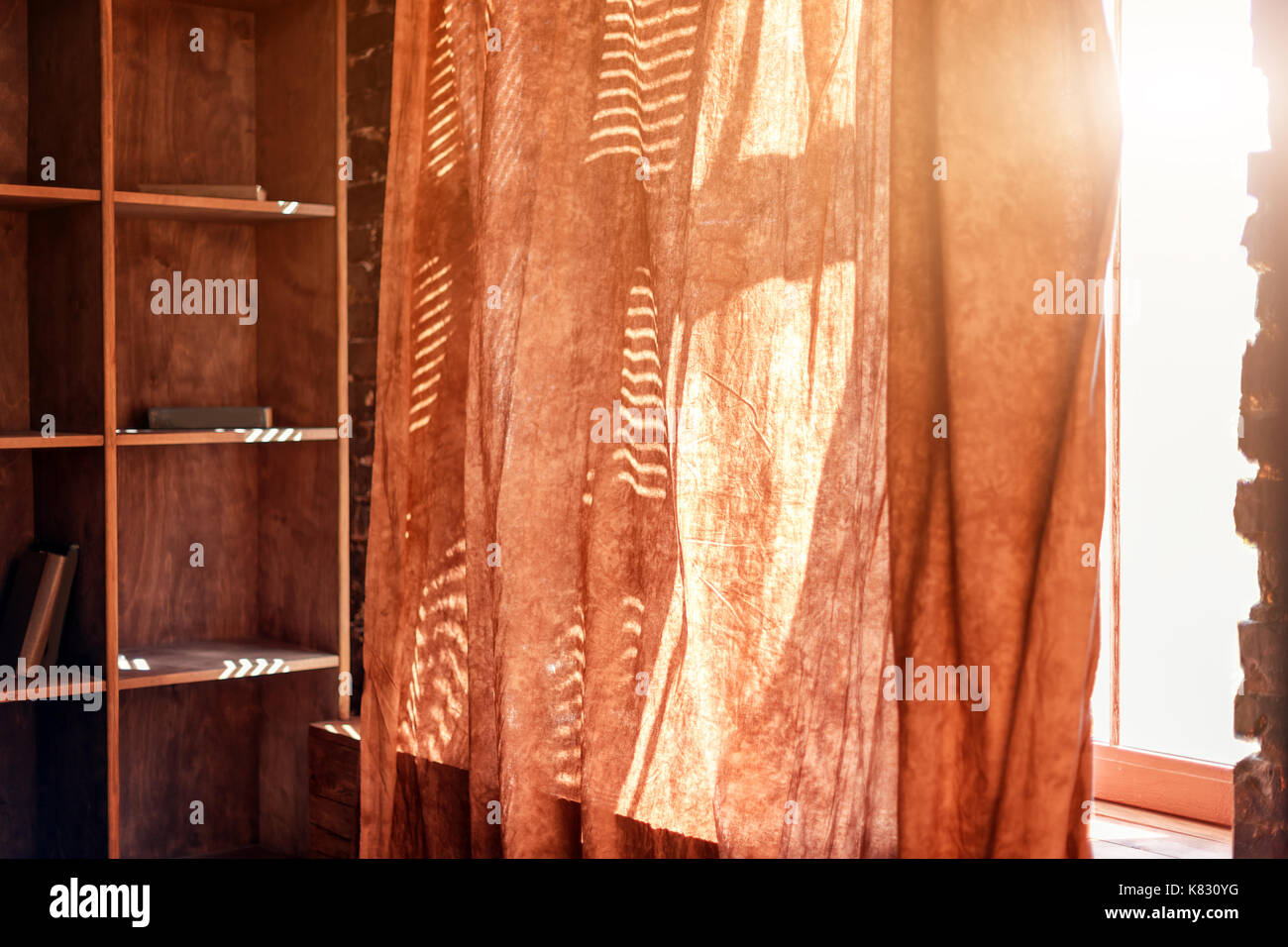 Modern windows outside curtain hi-res stock photography and images - Alamy