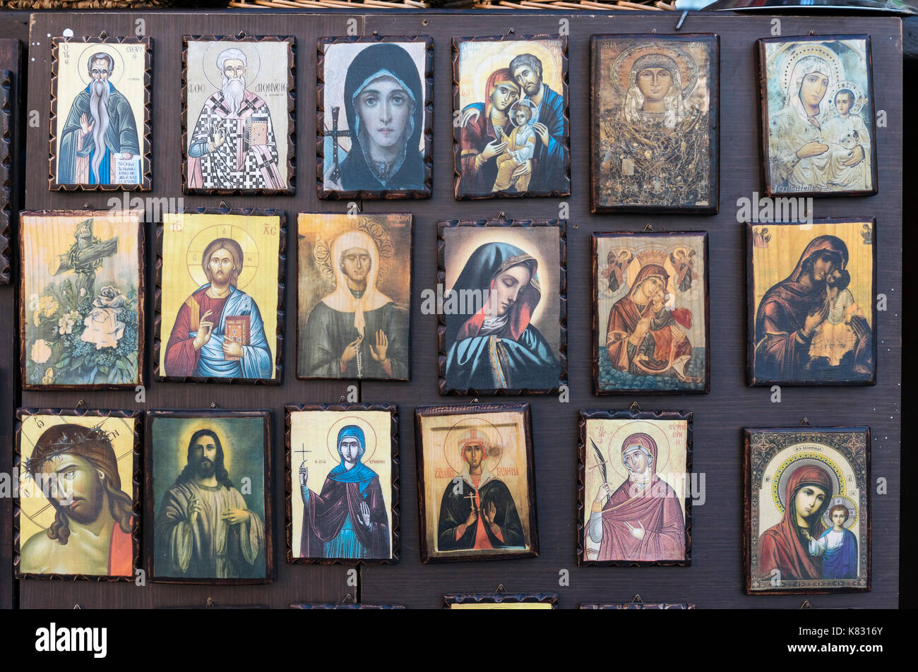 Orthodox icons in shop hi-res stock photography and images - Alamy