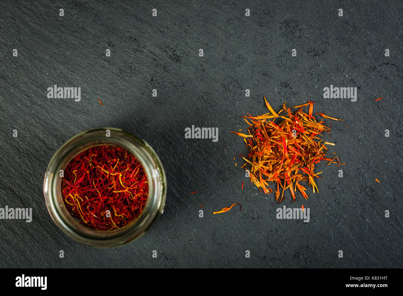 Moroccan (left) and Turkish (right) saffron. hey are often used in ...