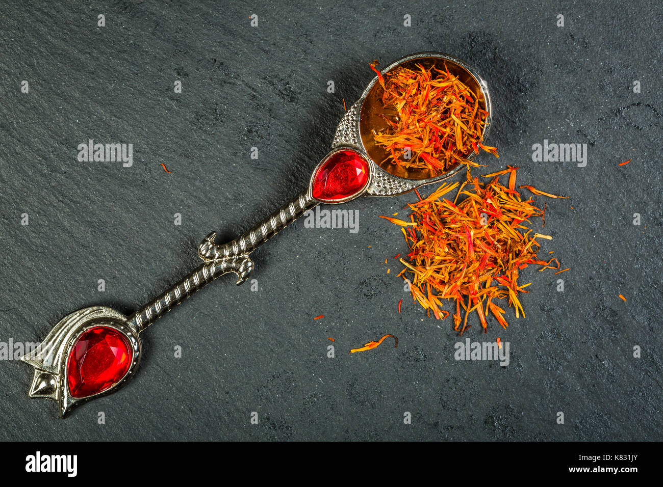 Turkish saffron. It is often used in Arabic cuisine Stock Photo - Alamy