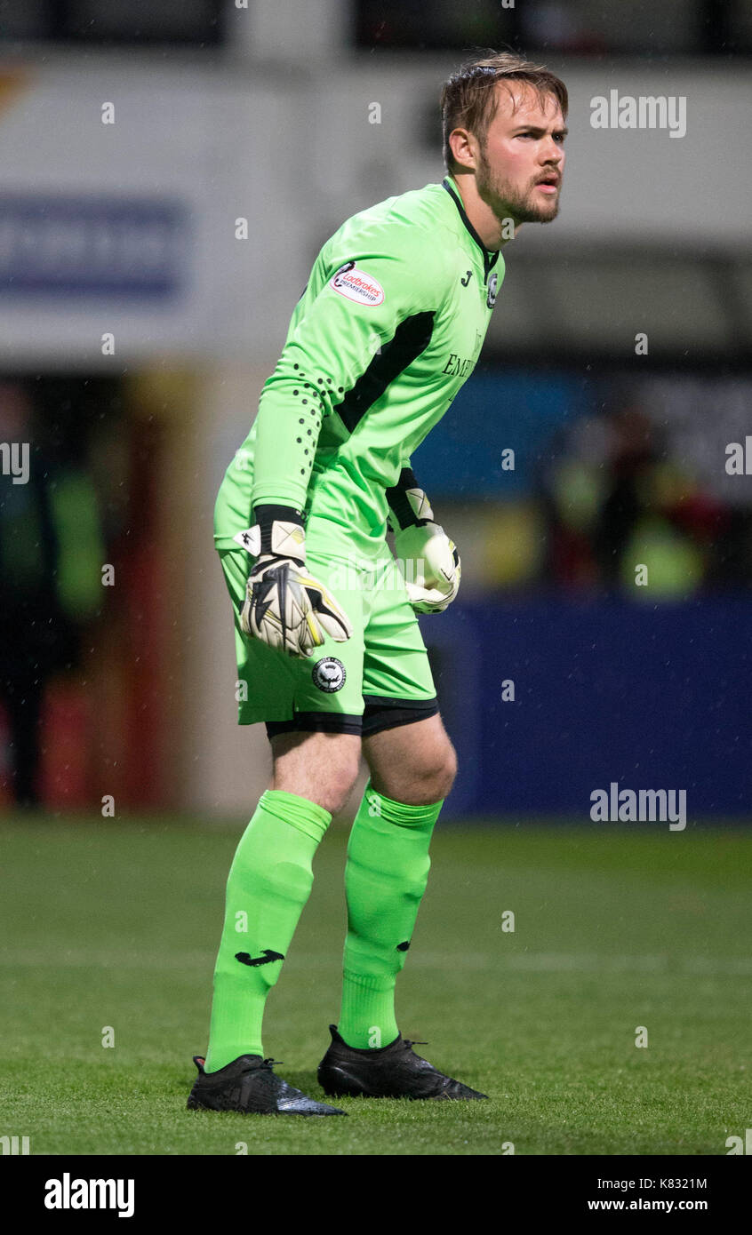 Partick Thistle goalkeeper Ryan Scully Stock Photo - Alamy