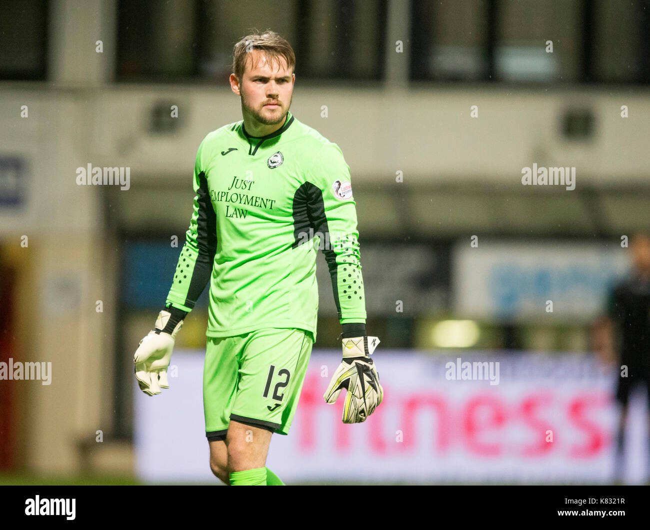Partick Thistle goalkeeper Ryan Scully Stock Photo - Alamy