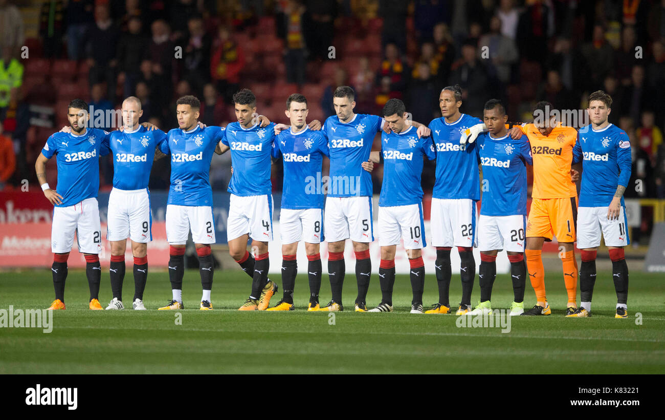 Rangers team line up Stock Photo - Alamy