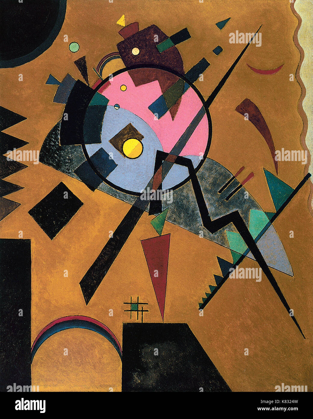 Wassily Kandinsky - 1924 grey and pink Stock Photo - Alamy