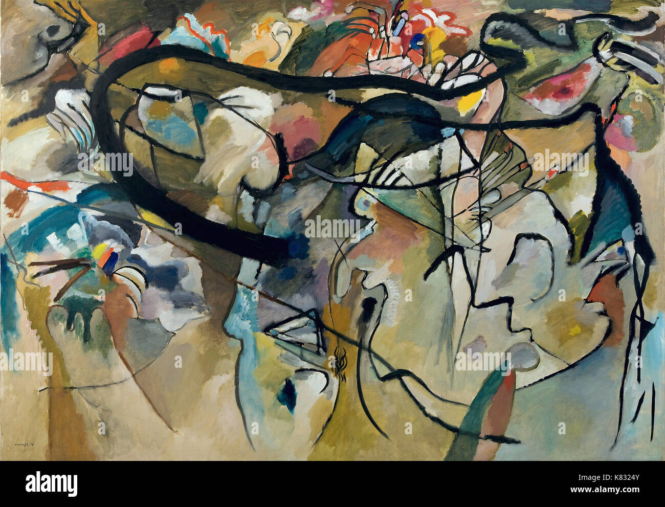 Wassily Kandinsky - composition 5 1911 Stock Photo - Alamy