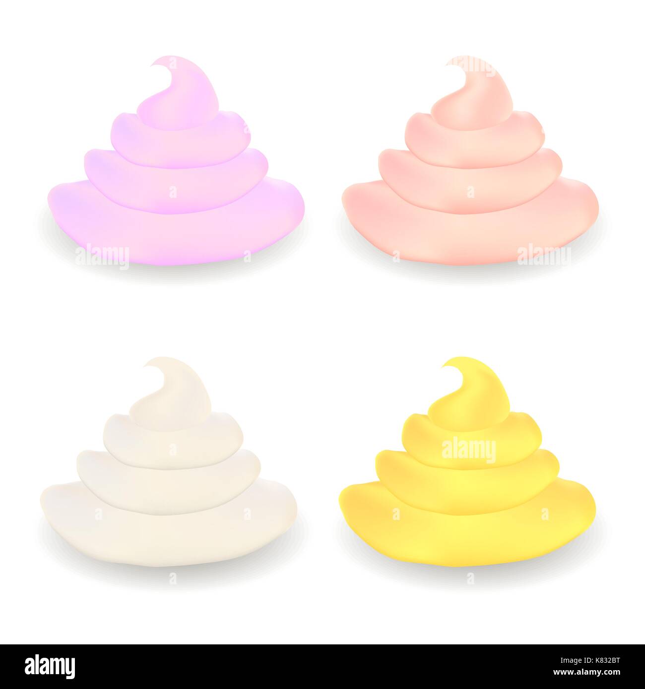 Fresh sour cream Stock Vector Images - Alamy