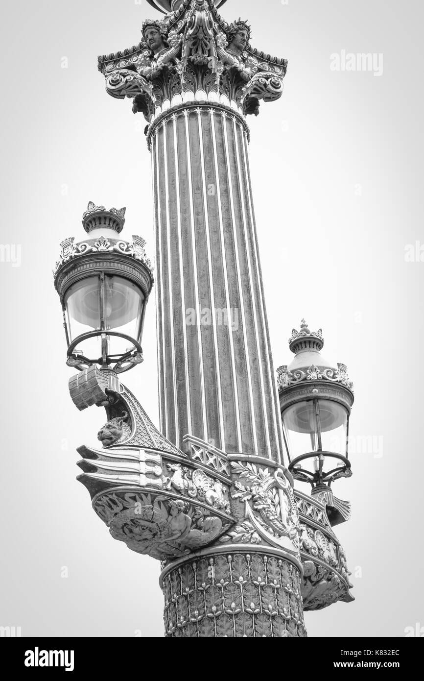 Paris, France: Place de la Concorde with its typical baroque ...