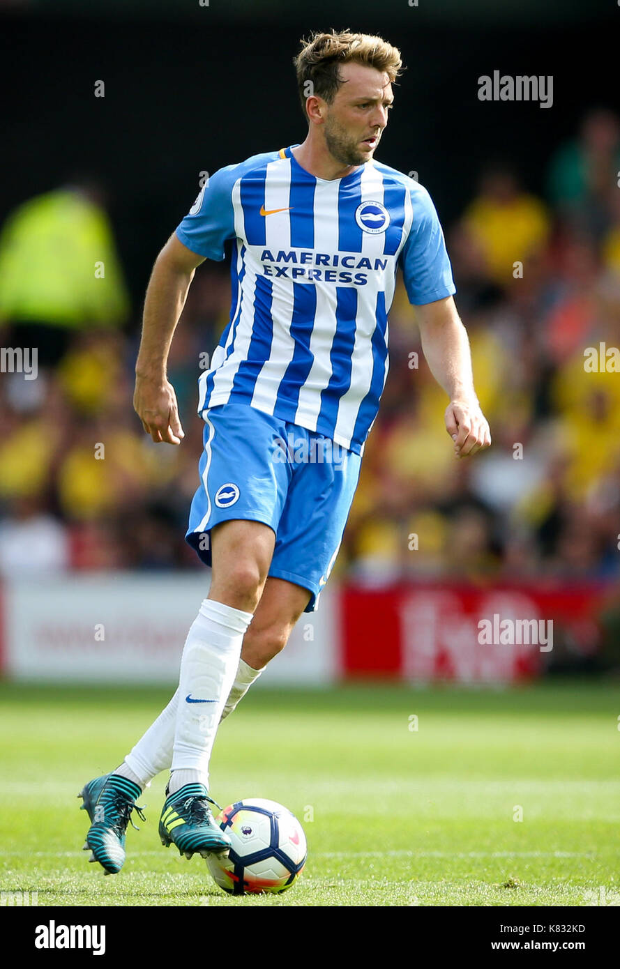 Brighton and Hove Albion's Dale Stephens during the Premier League ...