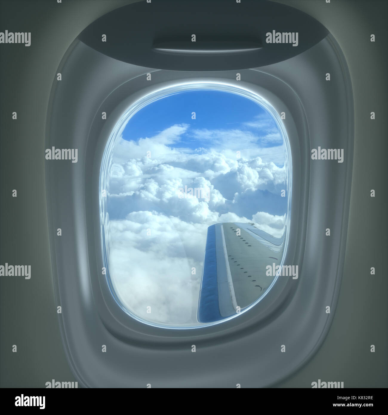 Airplane Window From Inside