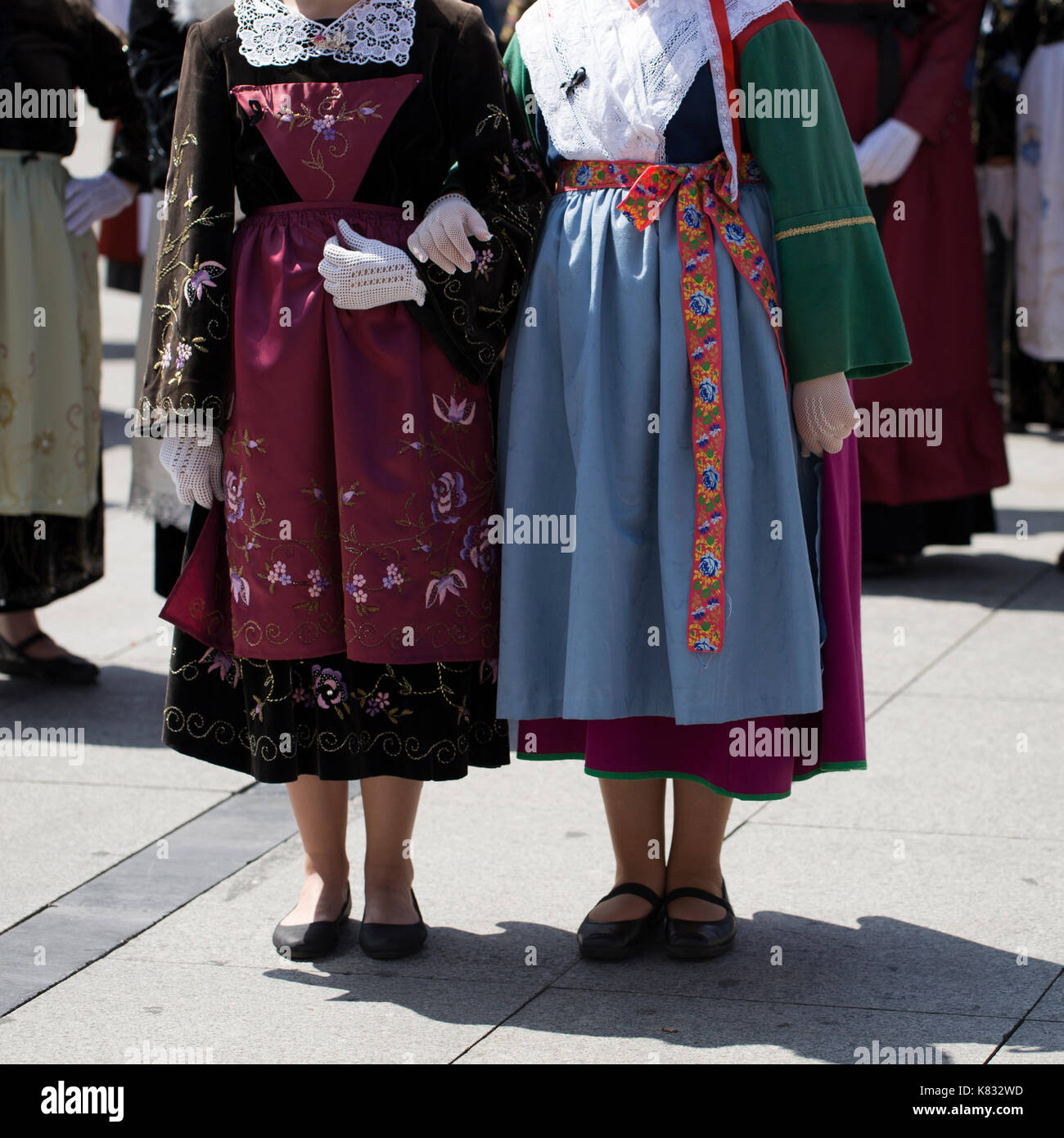Traditional dancers of Brittany Stock Photo - Alamy