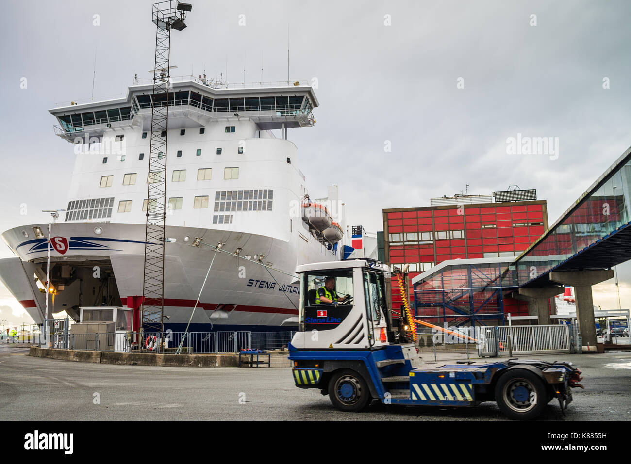Harbour in the Frederikshavn, Denmark, Europe Stock Photo - Alamy
