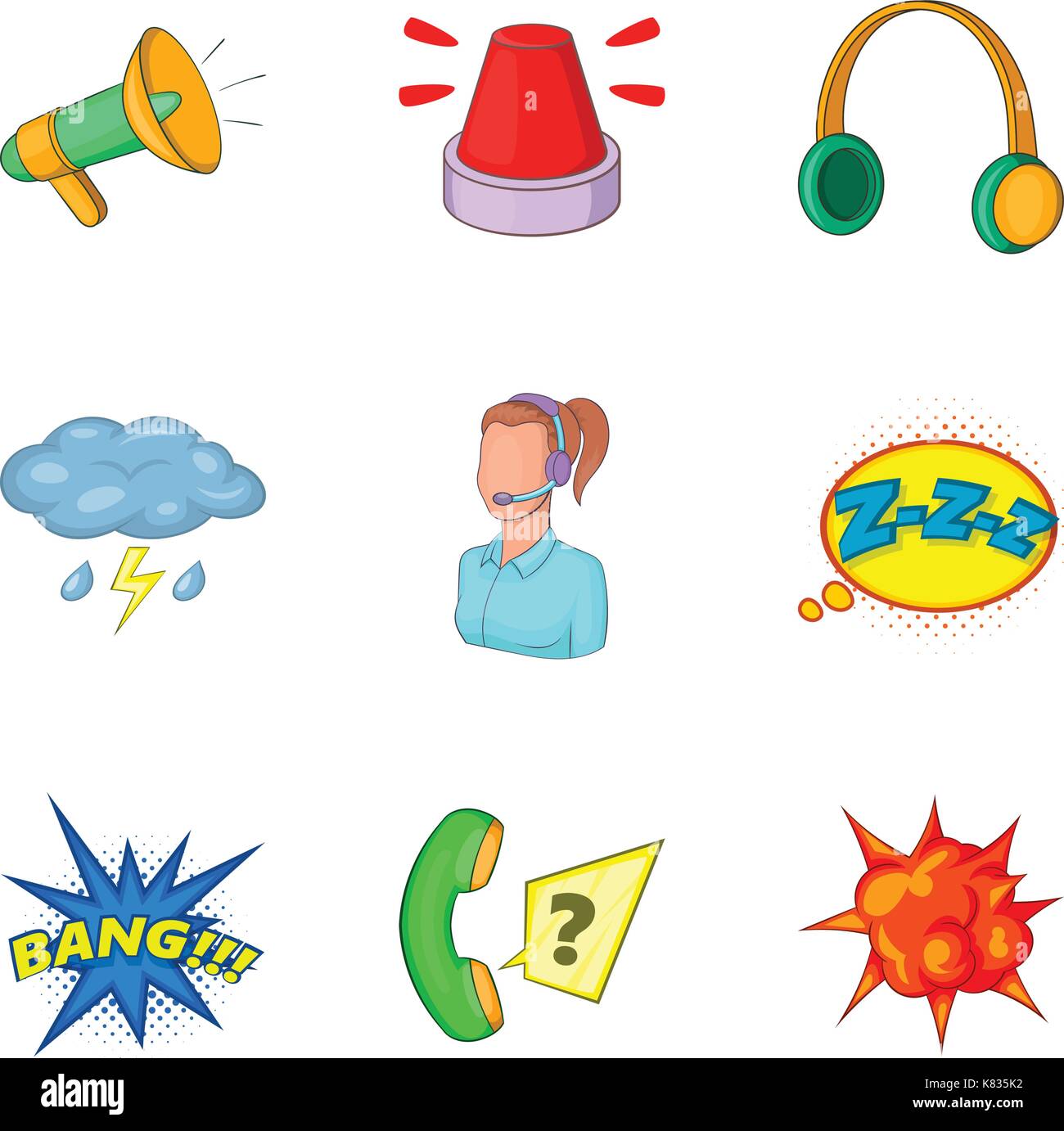 Annoying icons set, cartoon style Stock Vector Image & Art - Alamy