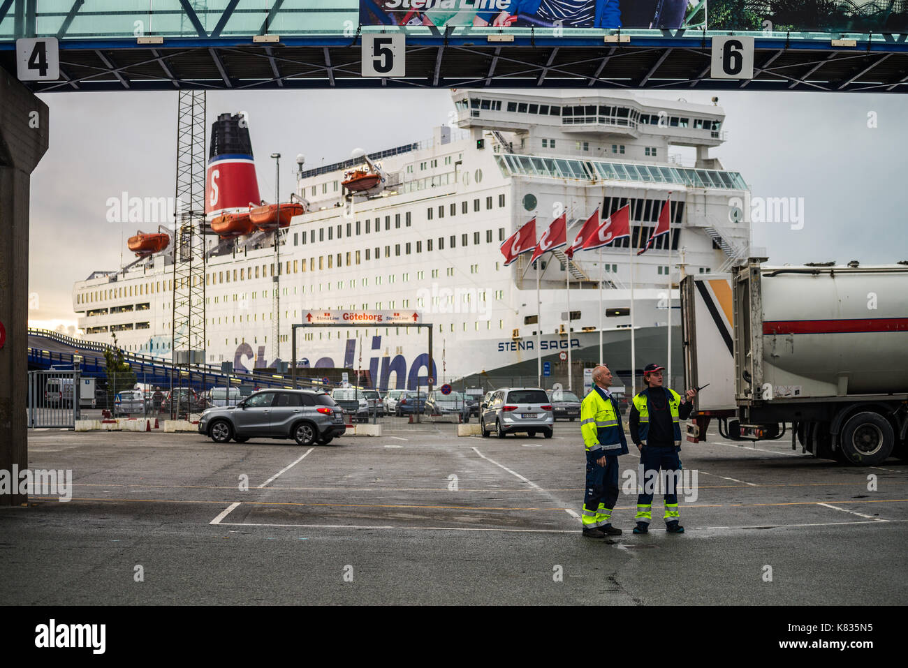 Harbour in the Frederikshavn, Denmark, Europe Stock Photo - Alamy