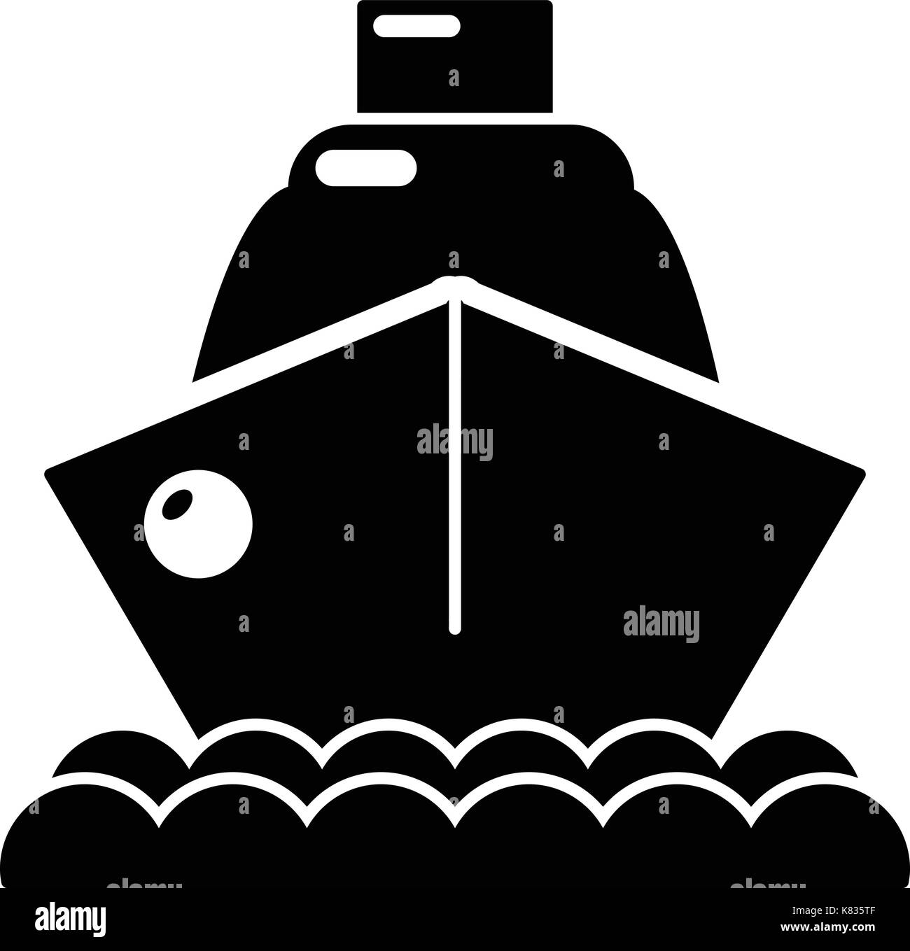 Cruise ship icon , simple style Stock Vector Image & Art - Alamy