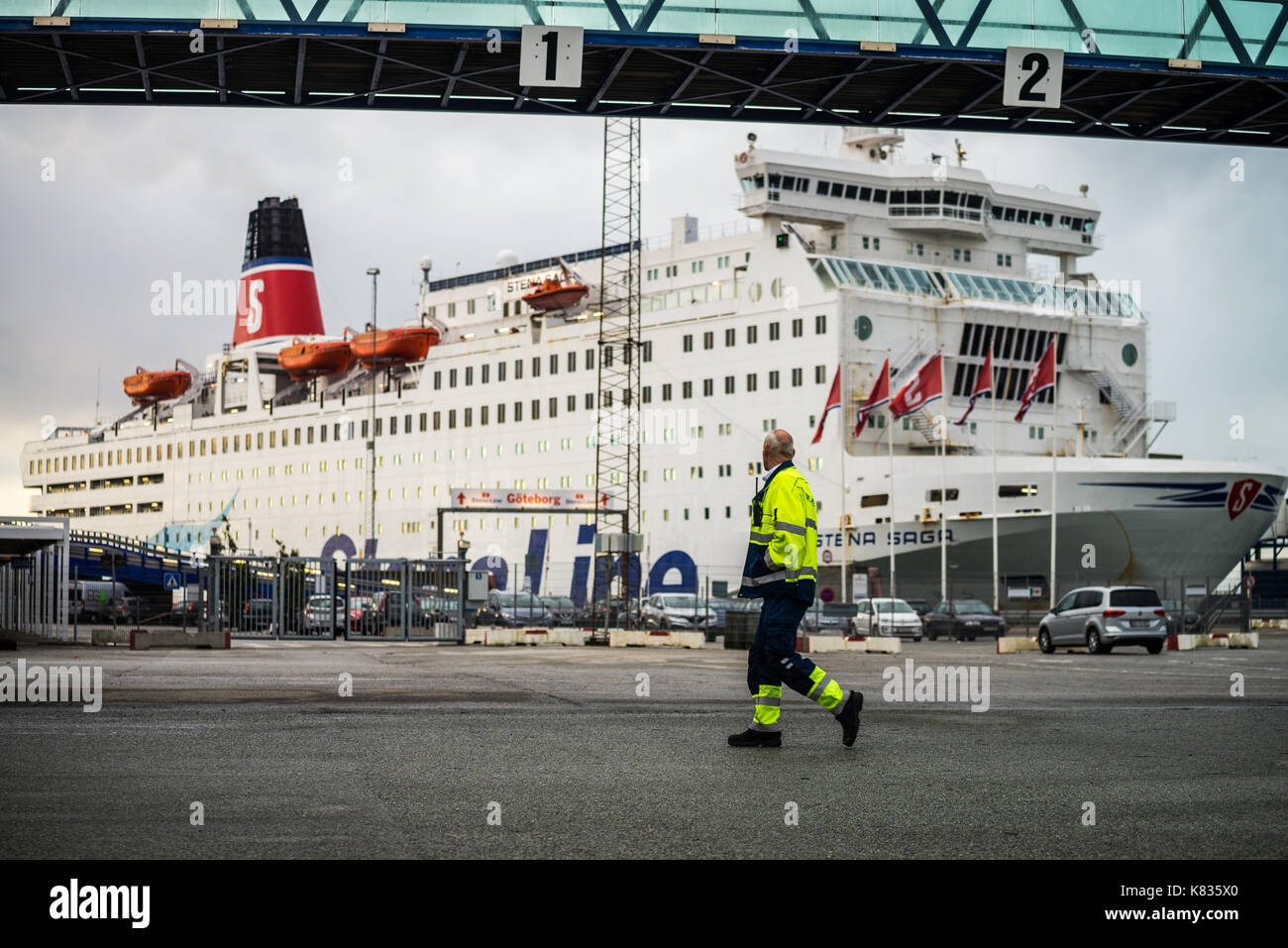 Harbour in the Frederikshavn, Denmark, Europe Stock Photo - Alamy