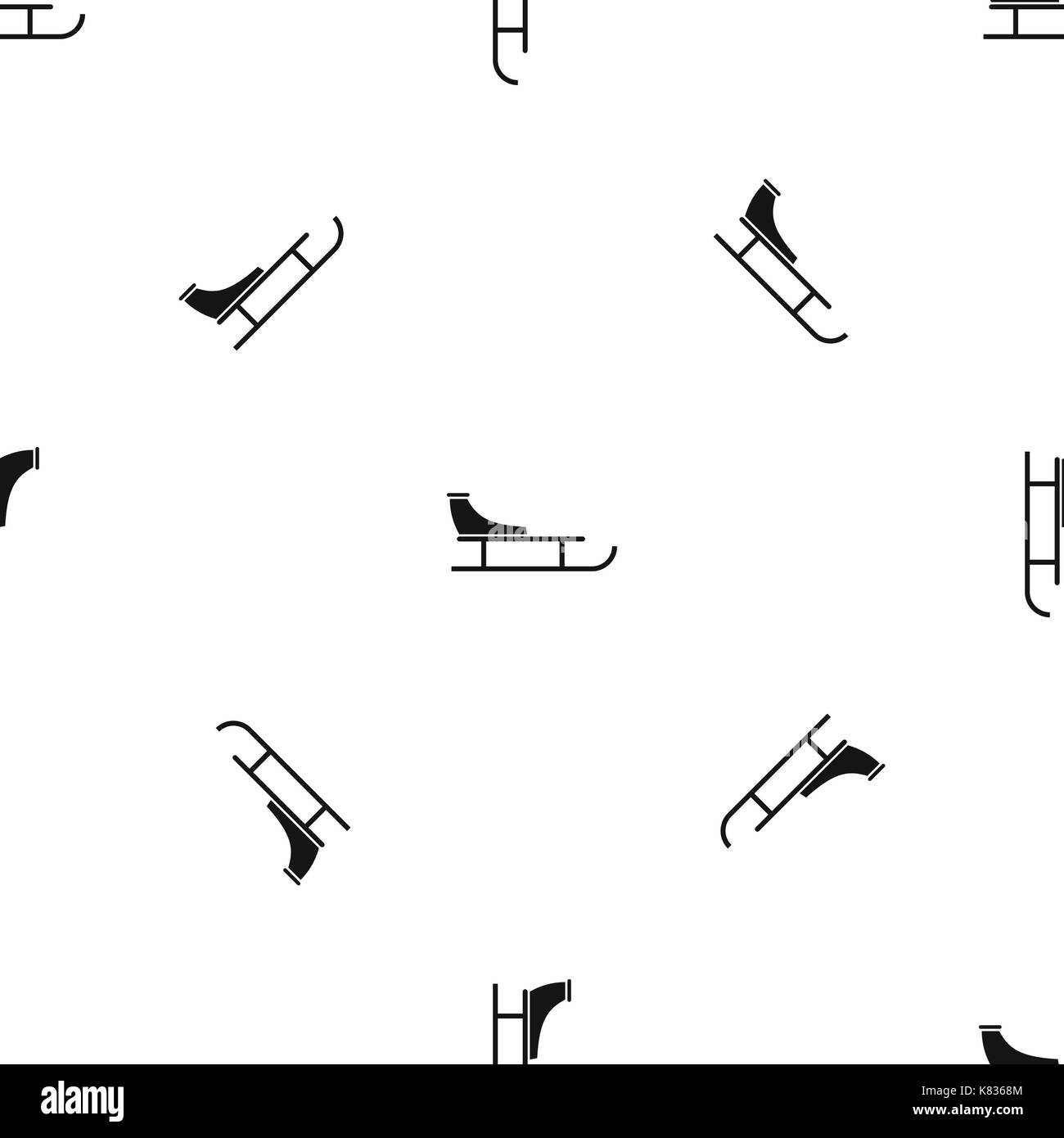 Sled pattern seamless black Stock Vector Image & Art - Alamy