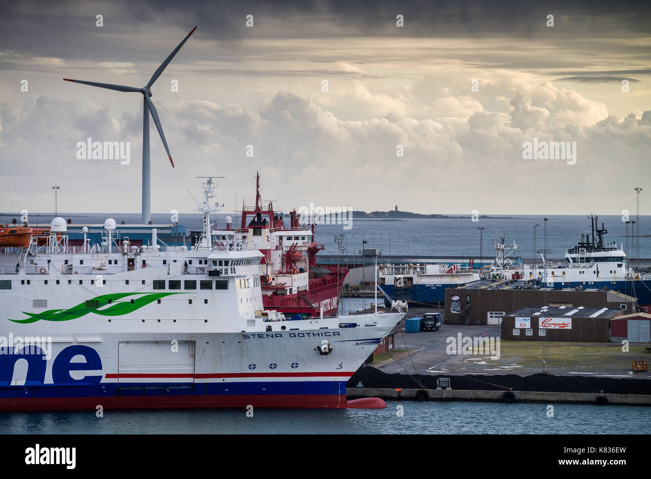 Harbour in the Frederikshavn, Denmark, Europe Stock Photo - Alamy