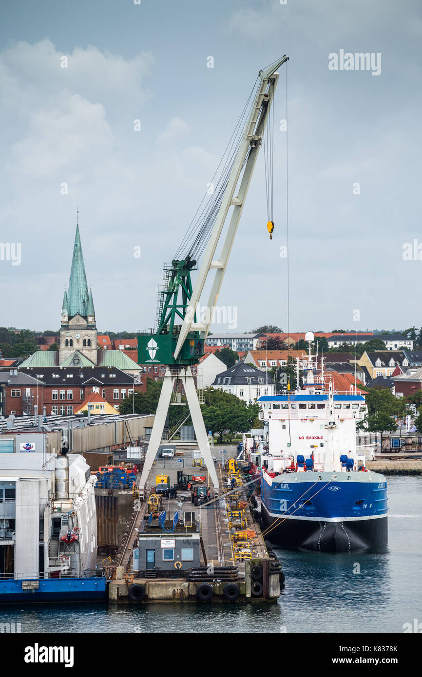 Harbour in the Frederikshavn, Denmark, Europe Stock Photo - Alamy