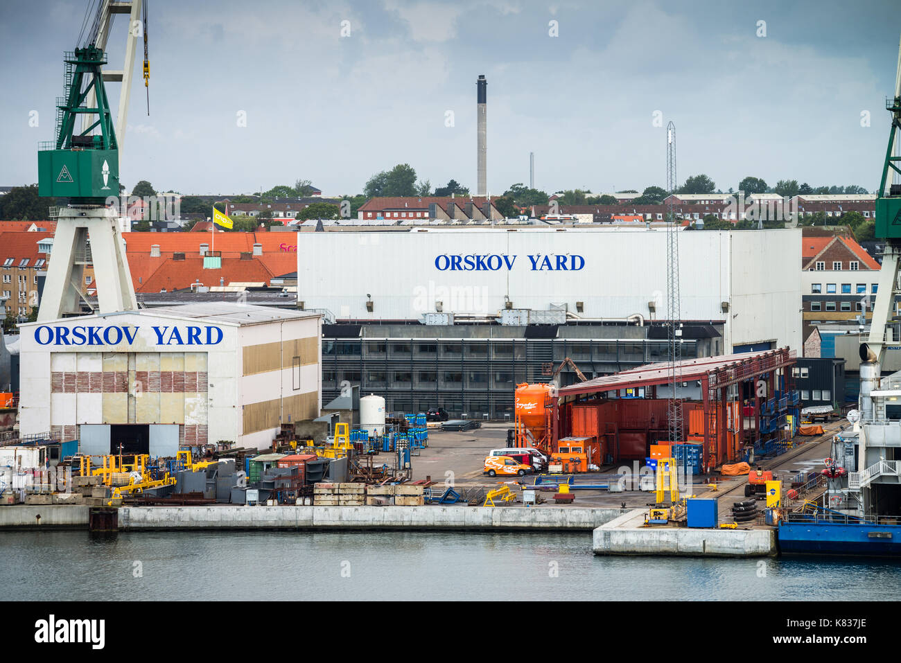 Harbour in the Frederikshavn, Denmark, Europe Stock Photo - Alamy